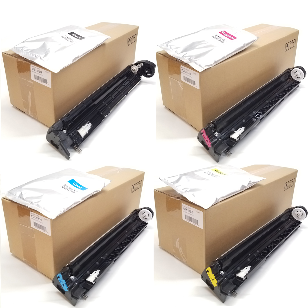 604K73410 Developer Units Kit (All 4 colors, Units and Developer ...