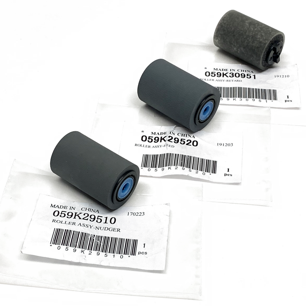 059K30951, 059K29520, 059K29510, Doc Feed Repair Kit (1 OEM Nudger Roll ...